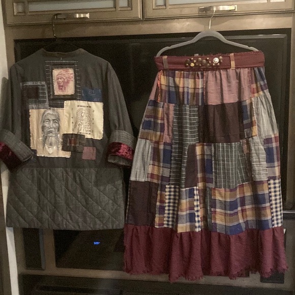 Hand Crafted | Skirts | Patchwork Skirt Native American Heritage | Poshmark